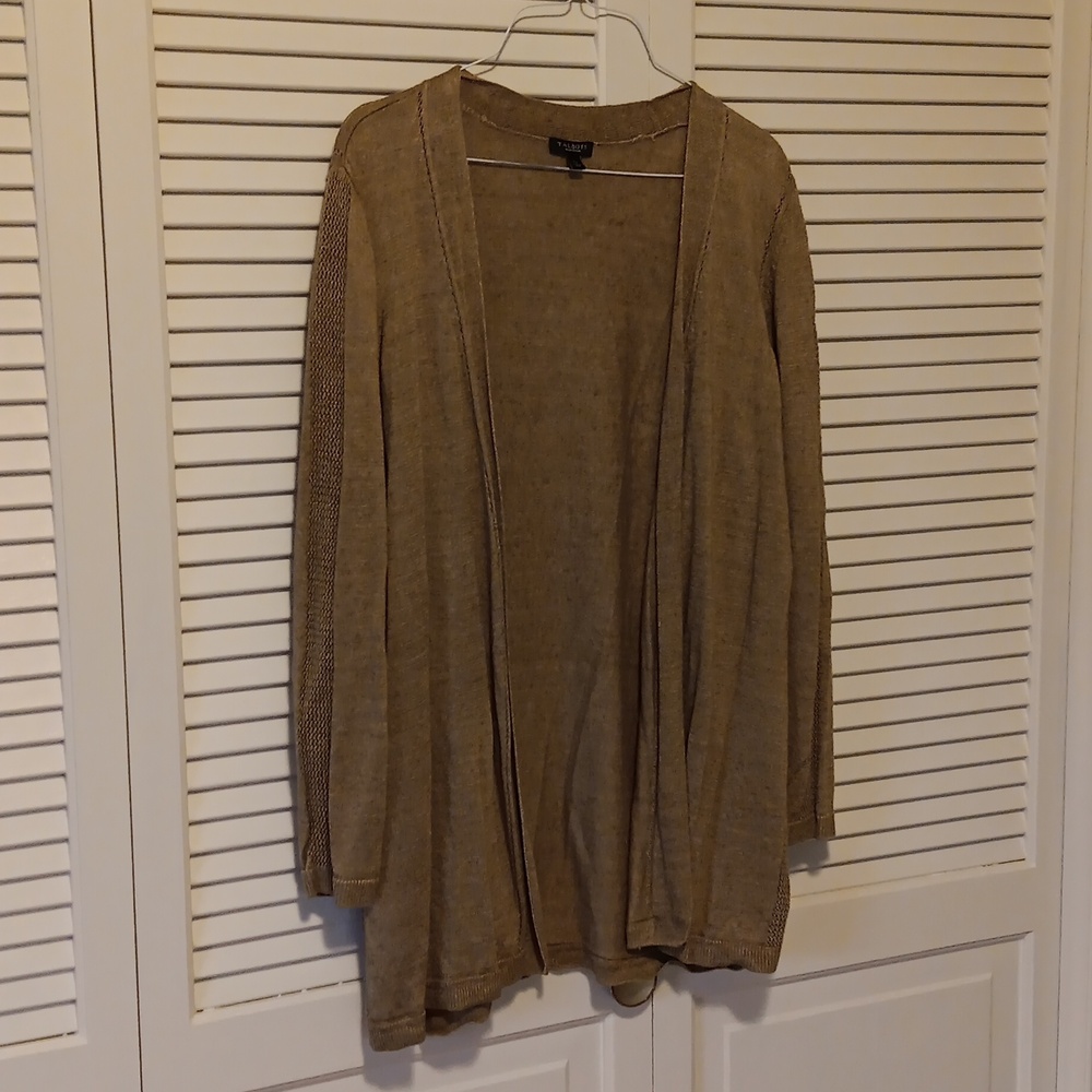 Talbots Linen Cardigan - Gem